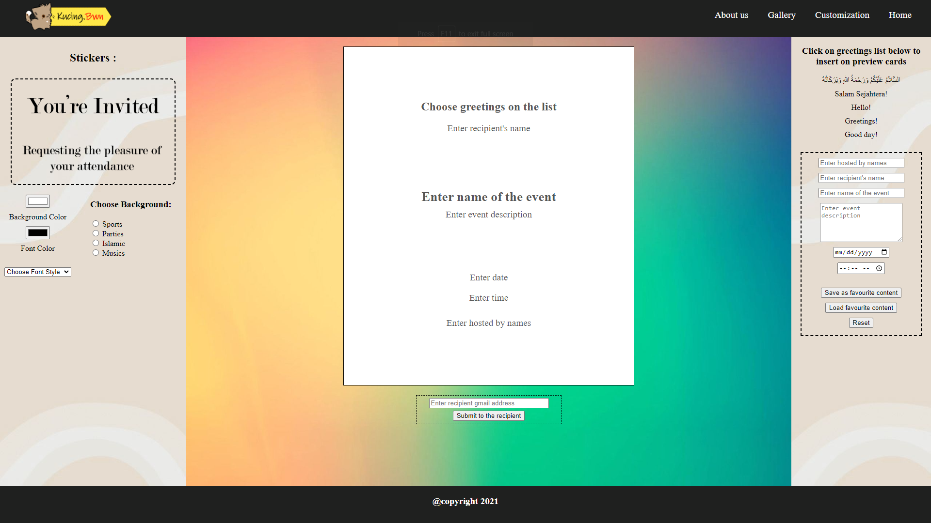 NazirulAziman - Website Portfolio